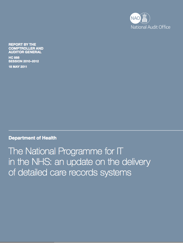 NPfIT Blazing the Trail – The Health Care Blog