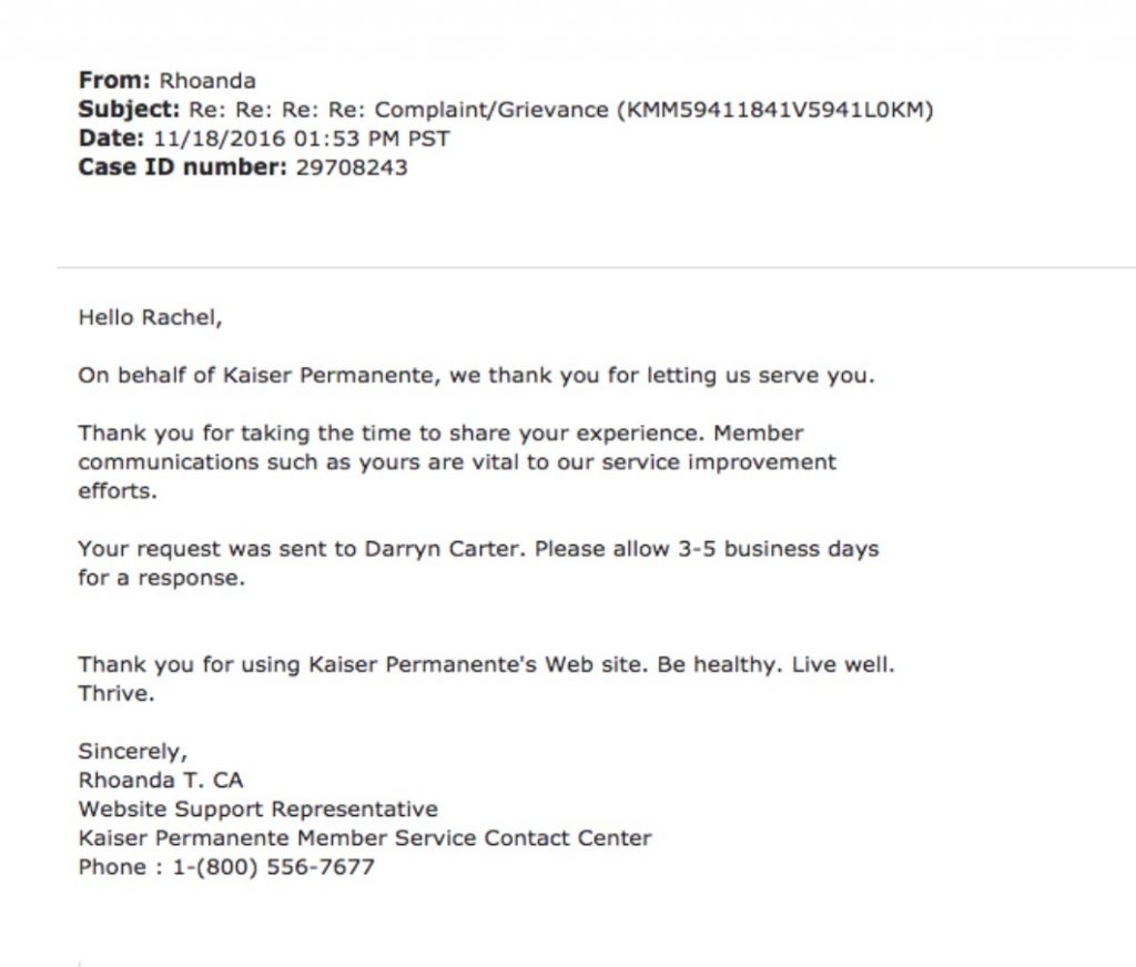 An Open Letter to Kaiser Permanente Northern California – The Health ...