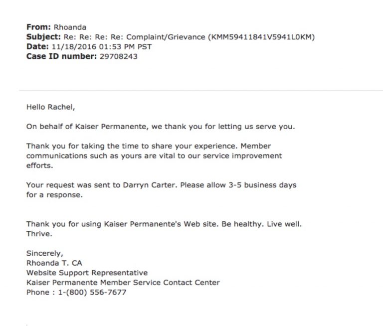 An Open Letter to Kaiser Permanente Northern California – The Health ...